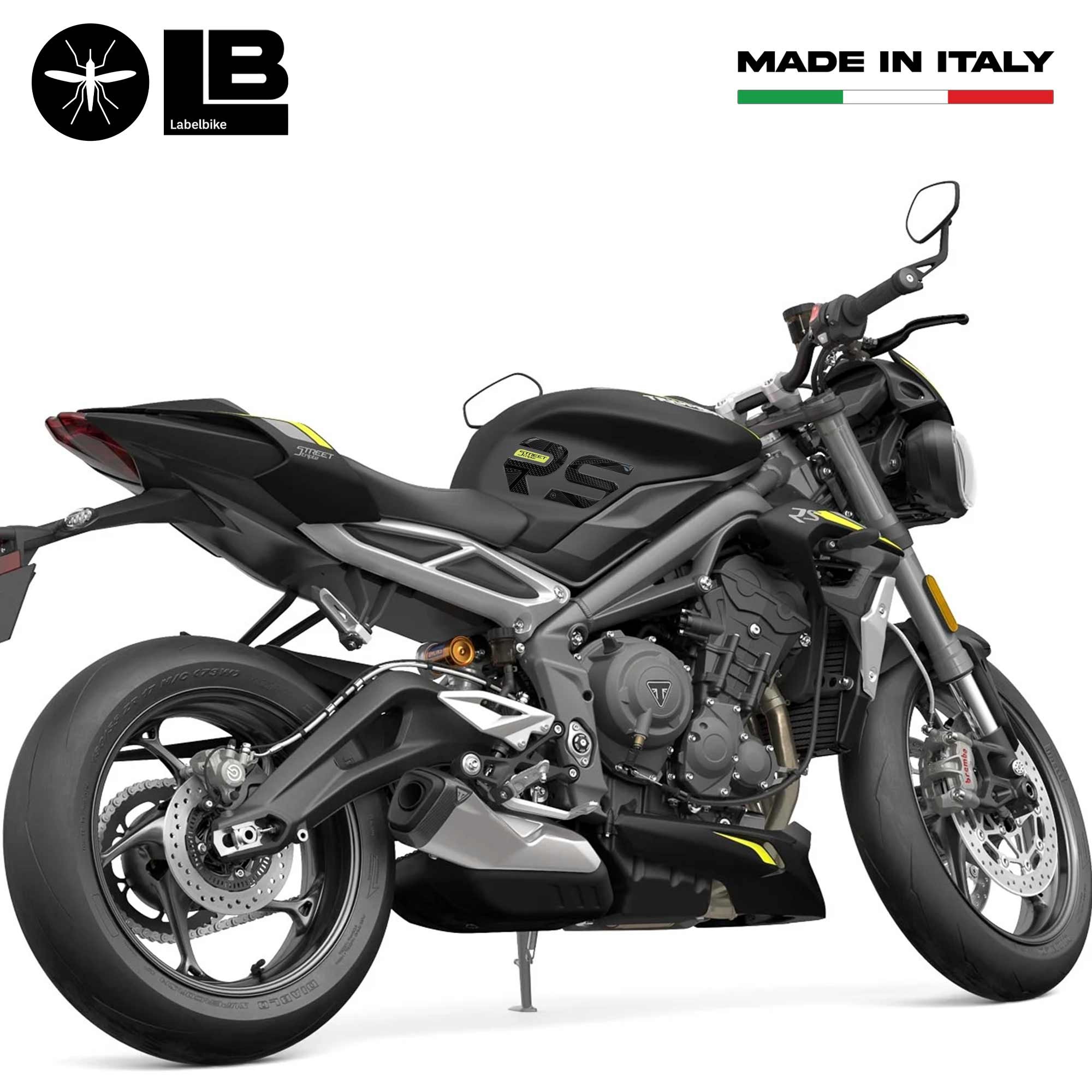 Adesivi Laterali serbatoio compatibili con Triumph Street Triple 765 RS ...