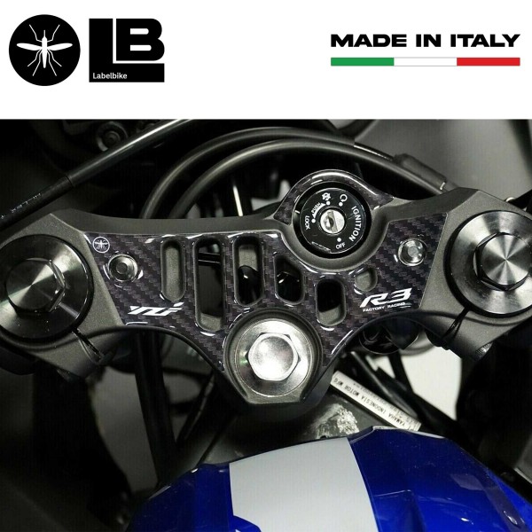 Gel sticker 3D Steering Plate Protection Motorcycle compatible Yamaha ...