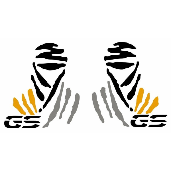 Kit de 2 ADHESIVOS para maletas de moto BMW GS LOGO EXCLUSIVE BMW GS ...