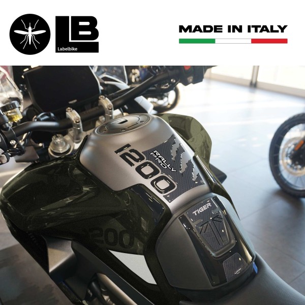 3D Sticker Kit Tank Protectors compatible with Triumph Tiger 1200 Rally Pro