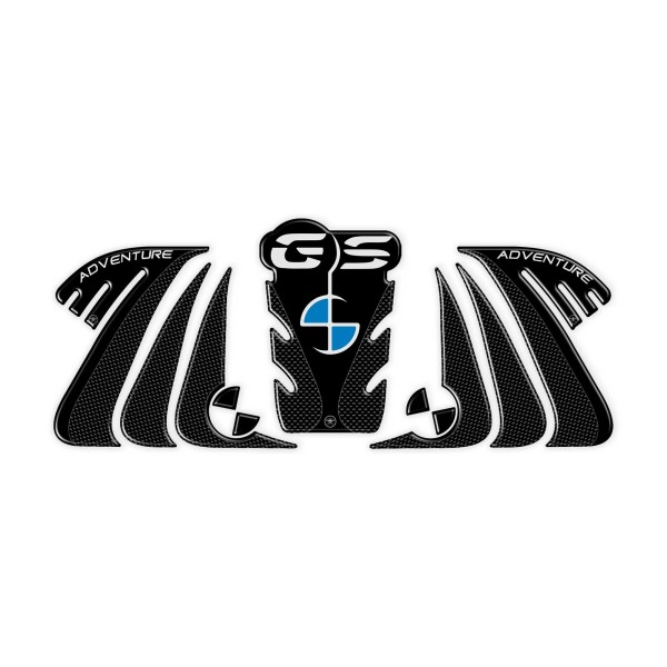 3D TANK PROTECTION STICKER KIT compatible with BMW R1200 GS ADVENTURE ...
