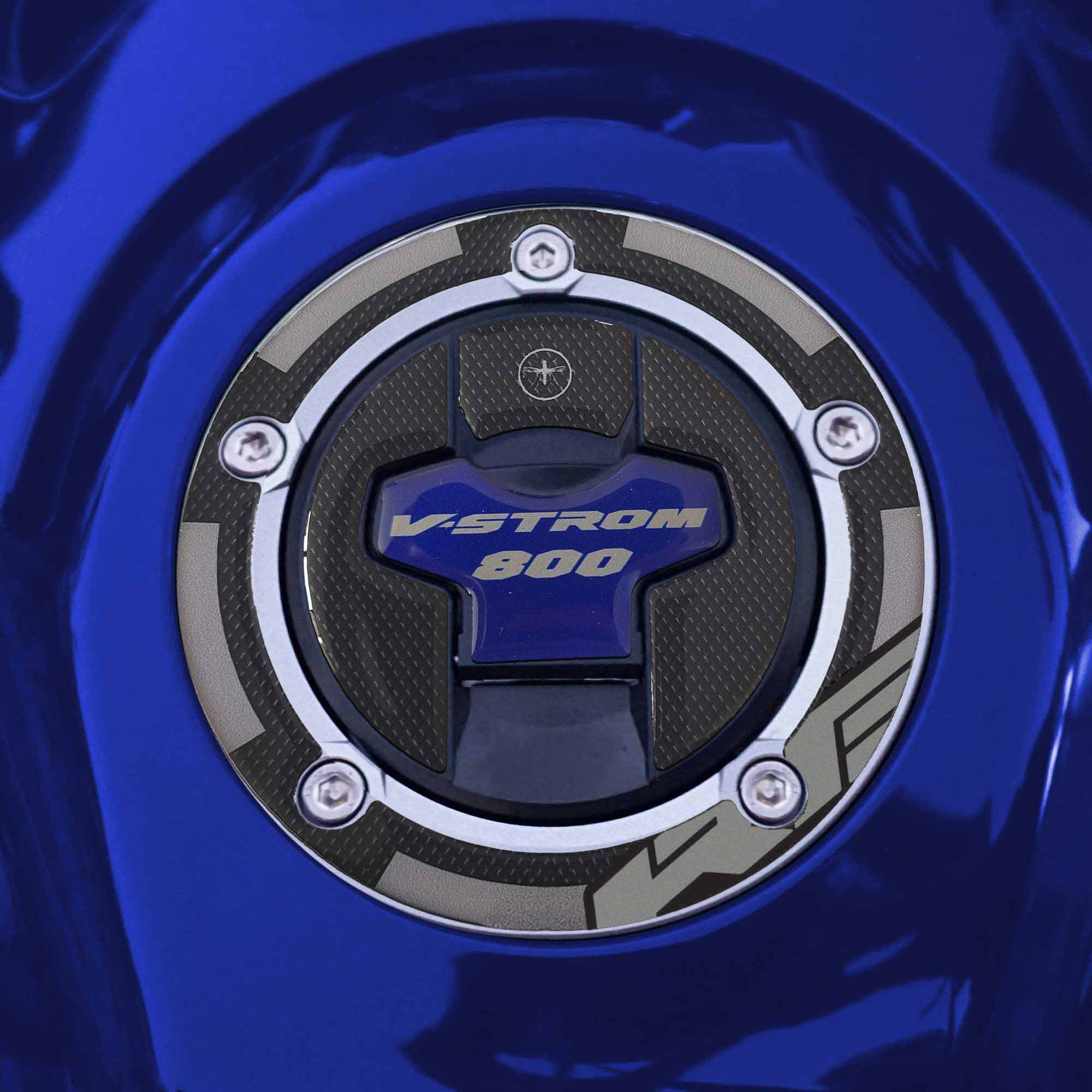 3D sticker compatible with Suzuki V-Strom 800RE Motorcycle tank cap ...