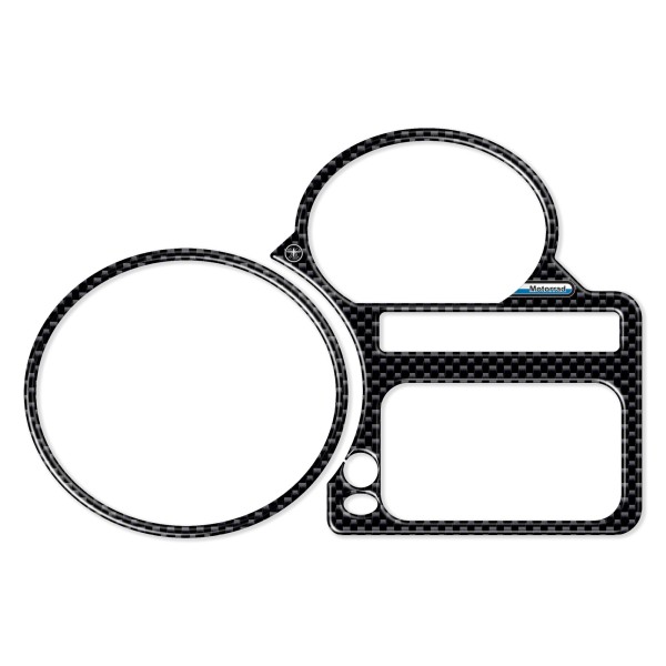 3D CARBON LOOK dashboard sticker compatible for BMW R1200 GS and ...